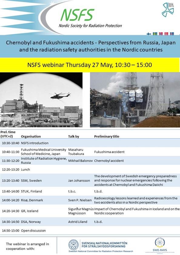 NSFS webinar on Chernobyl and Fukushima accidents – Nordic Society for ...
